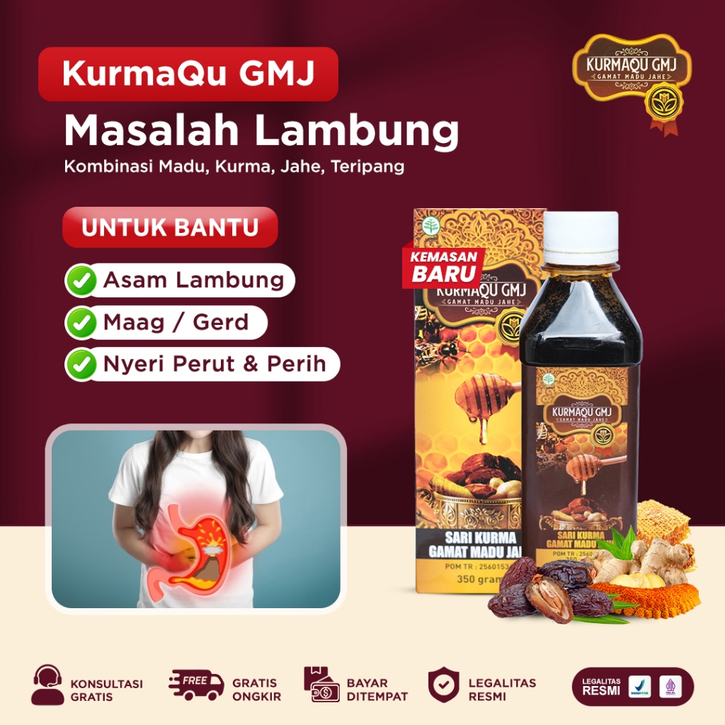 Jual Madu Lambung Maag Gerd Akut Kronis Tukak Lambung Infeksi Lambung ...