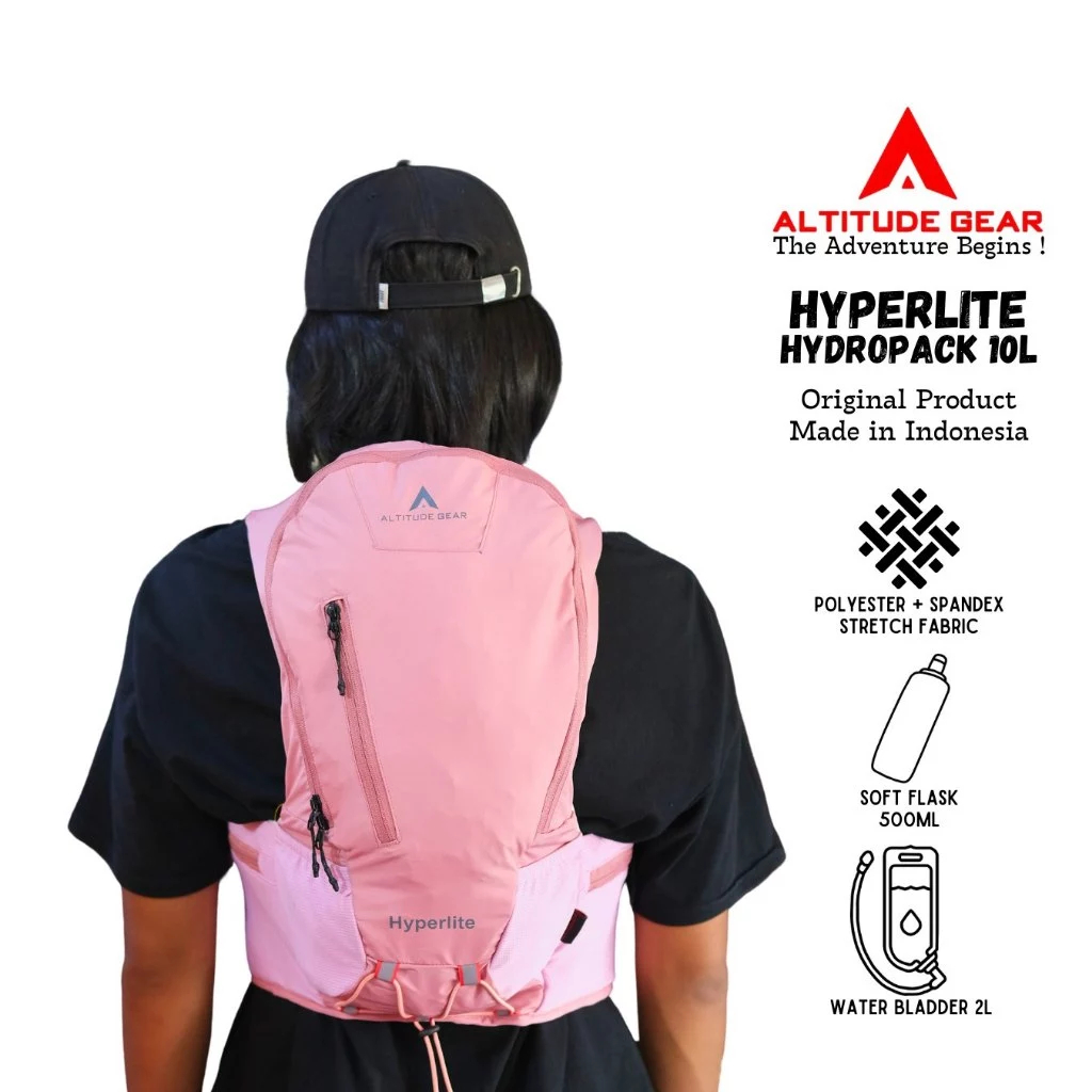 Jual Tas Hydropack Altitude Gear Hyperlite 10L Original Tas Running Tas ...