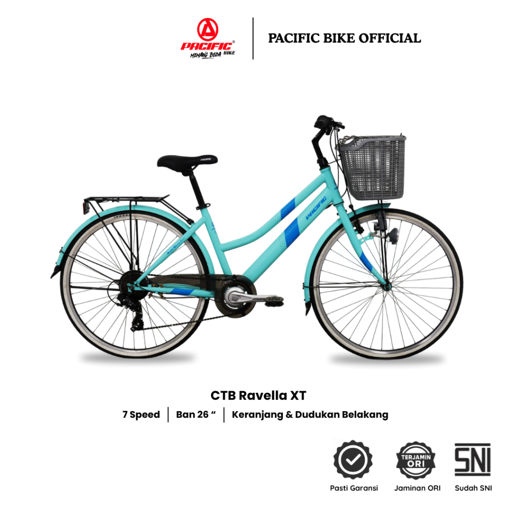 Jual Pacific Sepeda CTB Remaja dan Dewasa Ravella XT Ukuran Ban 26 | 7 ...