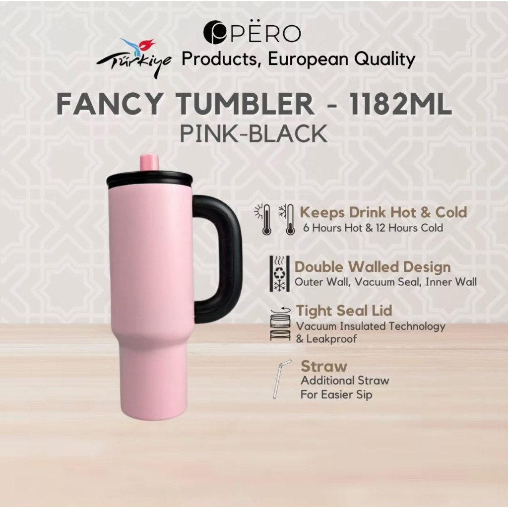 Jual Pero Fancy Tumbler Permos 1182 ML With Handle / Botol Minum ...