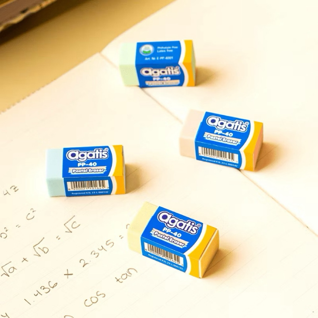 Jual Agatis Penghapus Pastel Eraser Colorful Gangsing - Pcs | Shopee ...
