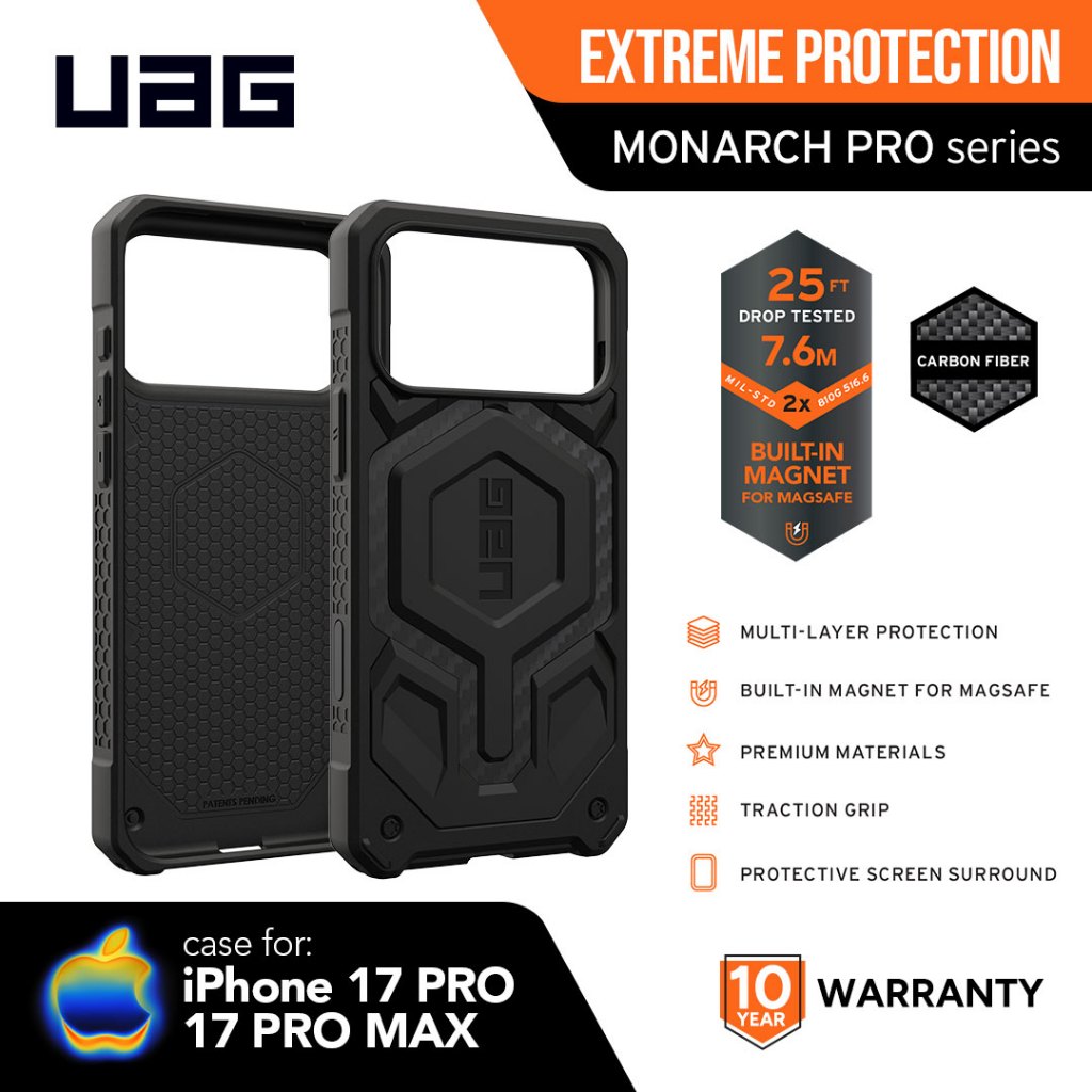 Jual UAG Case For iPhone 17 Pro / 17 Pro Max - Casing Iphone 17 Monarch ...