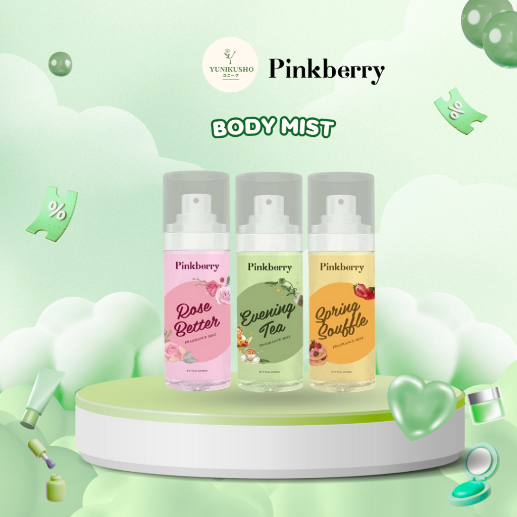 Jual PINKBERRY Fine Fragrance Mist Body Mist 100 ml | Shopee Indonesia