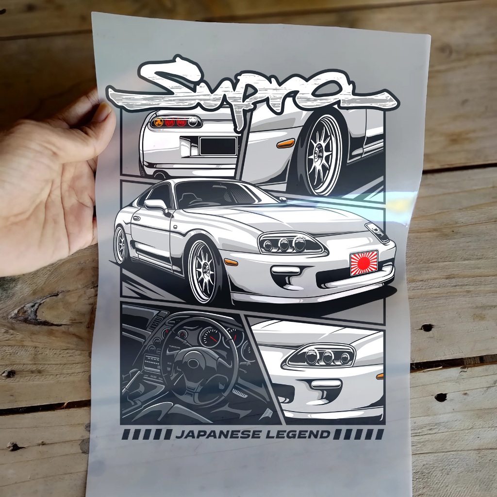 Jual SABLON DTF EDISI MOBIL UKURAN 19 CM PANJANG MENYESUAIKAN PROPORSI ...