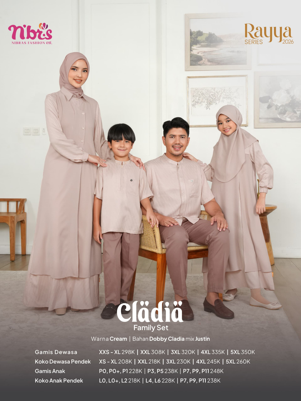 Jual RAYYA SERIES 2026 NIBRAS | CLADIA DIARAYYAKU 2026 NIBRAS | NIBRAS ...