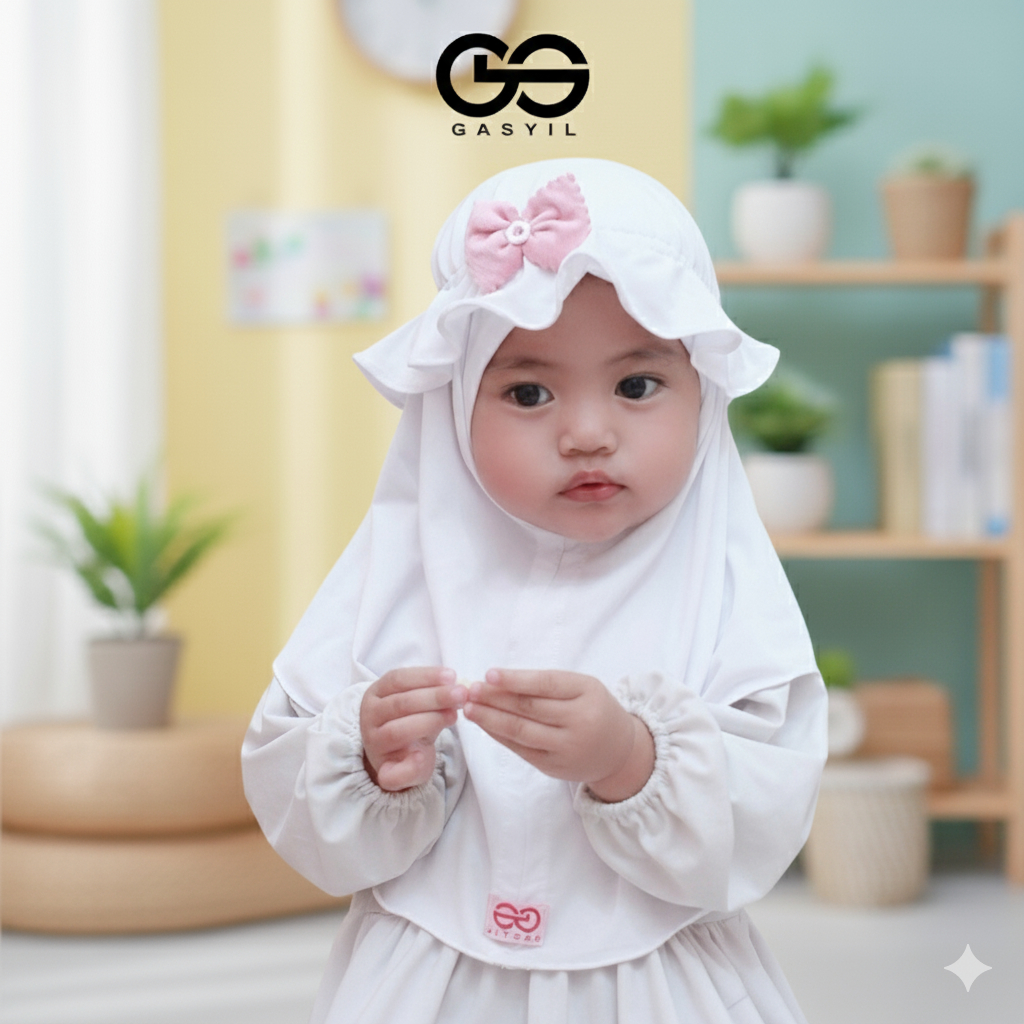Jual GASYIL Kerudung Anak Perempuan Usia 0-4 Tahun Hijab Syahila ...