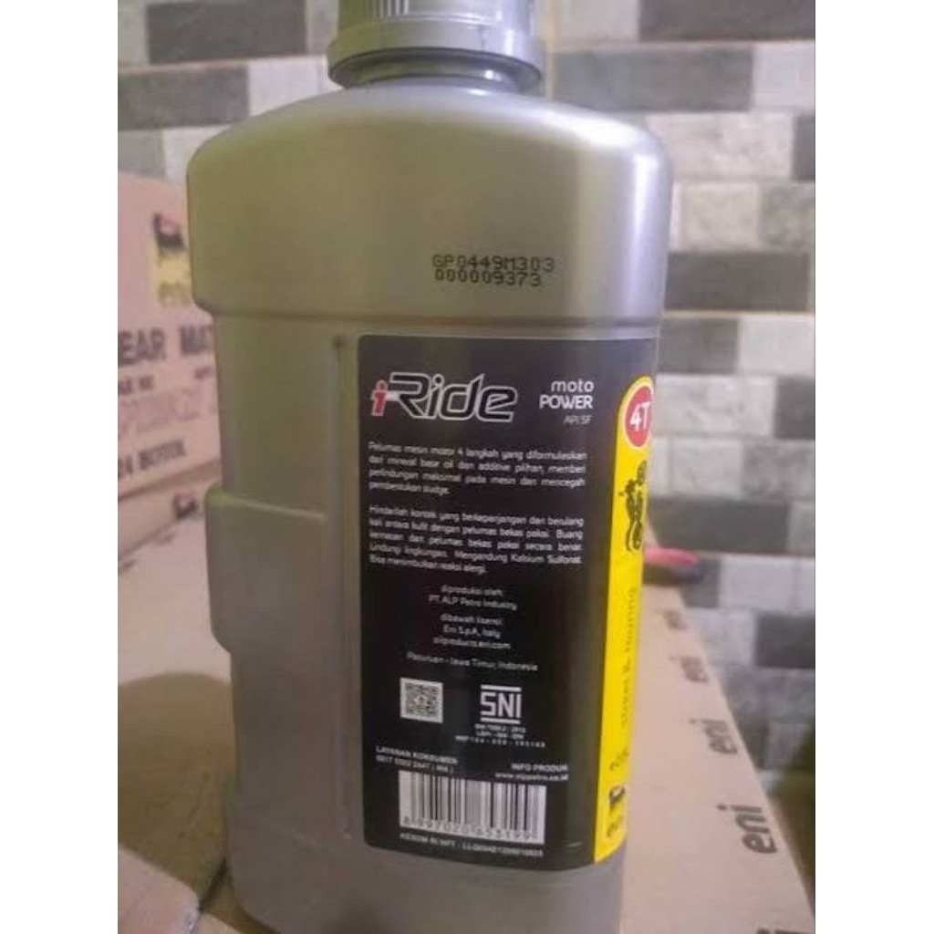 Jual Oli Eni i Ride Power 20w 50 Kemasan 800 Ml | Shopee Indonesia