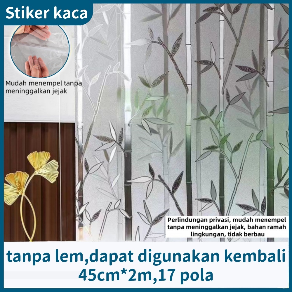 Jual sticker kaca 45cm*200cm,sticker kaca jendela rumah 3d minimalis ...
