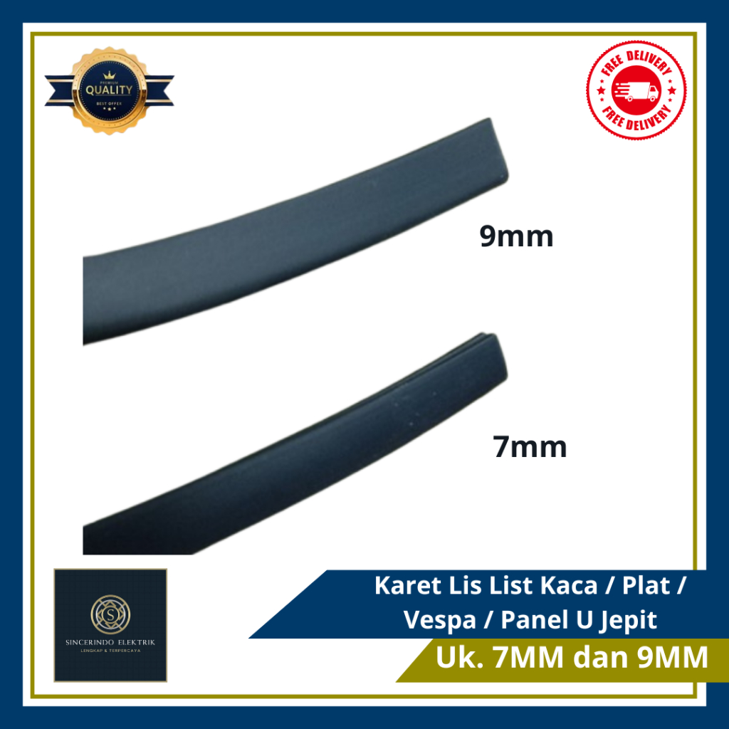 Jual Karet Lis List Kaca / Plat / Vespa / Panel U Jepit | Shopee Indonesia