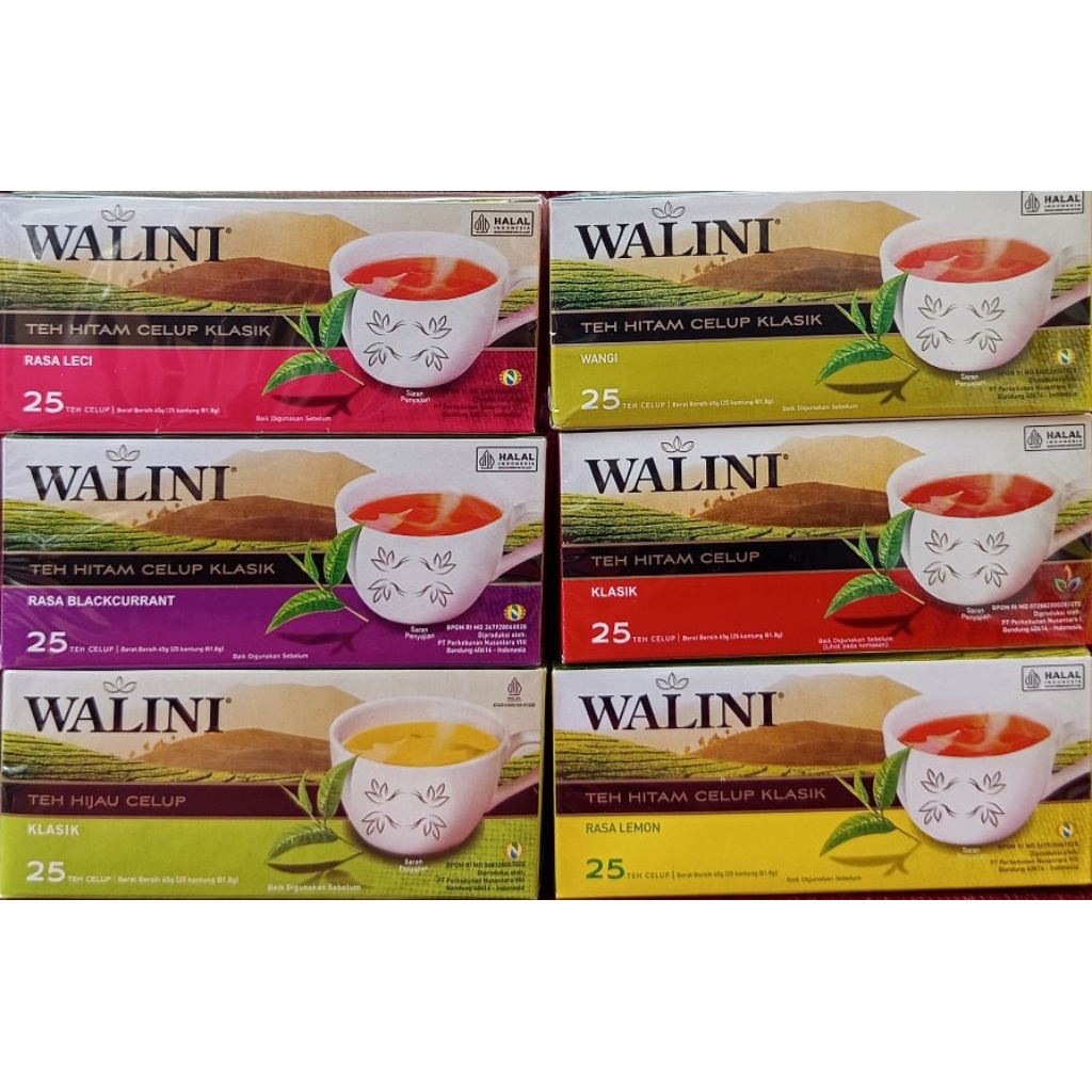 Jual Teh Celup Walini 25s | Shopee Indonesia