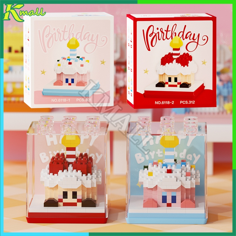 Jual Nano Block Mini Cake DIY Birthday Kue Blok Bangunan Ulang Tahun ...