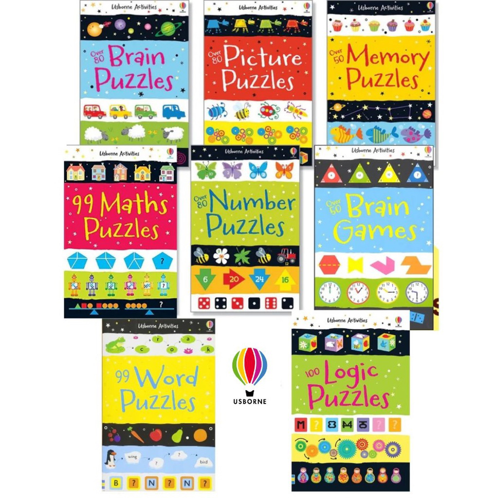 Jual SOAL PUZZLE SOLVING PROBLEM / USBORNE ACTIVITIES / PICTURE PUZZLE ...