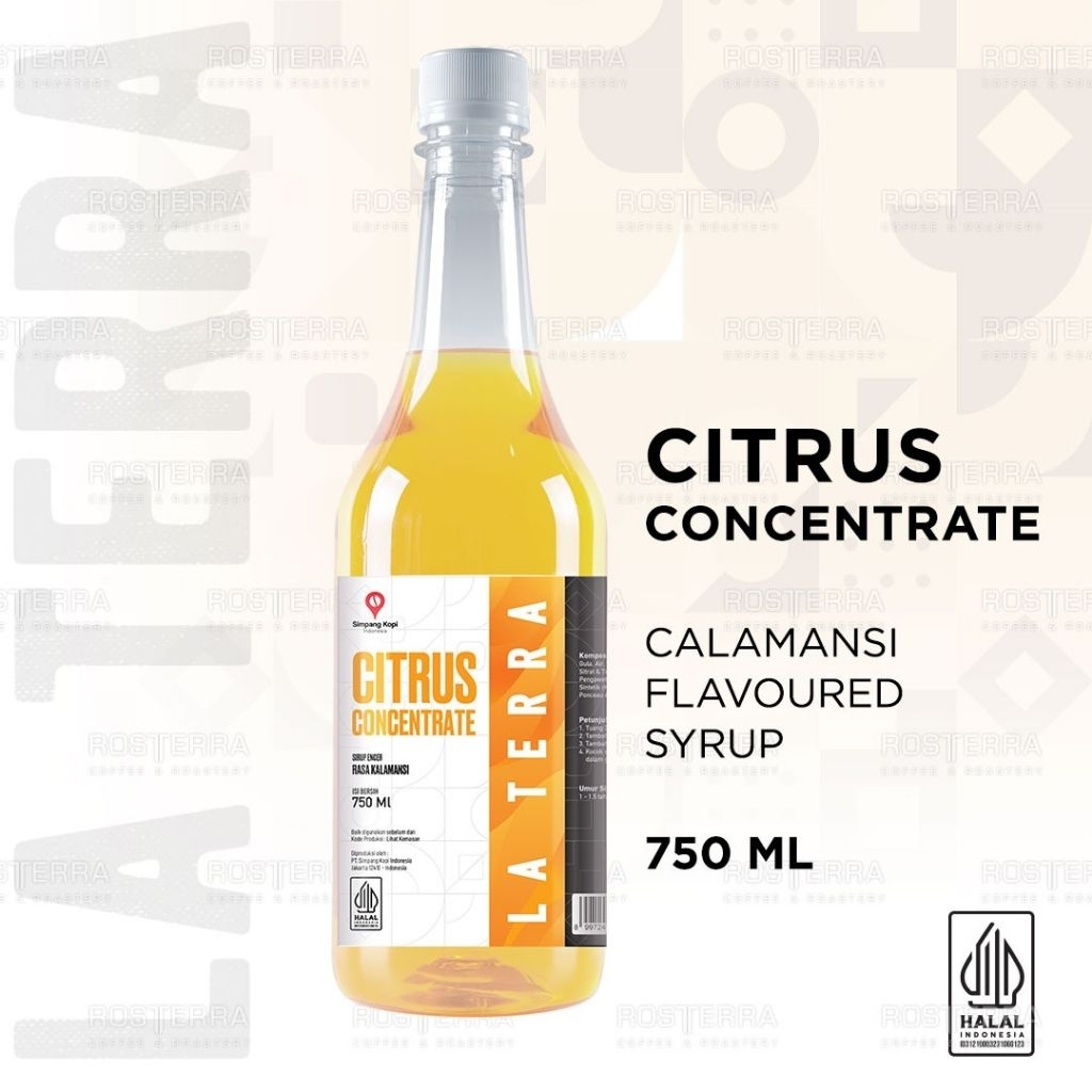 Jual Syrup Cirtus Concentrate 750ml Lattera | Shopee Indonesia