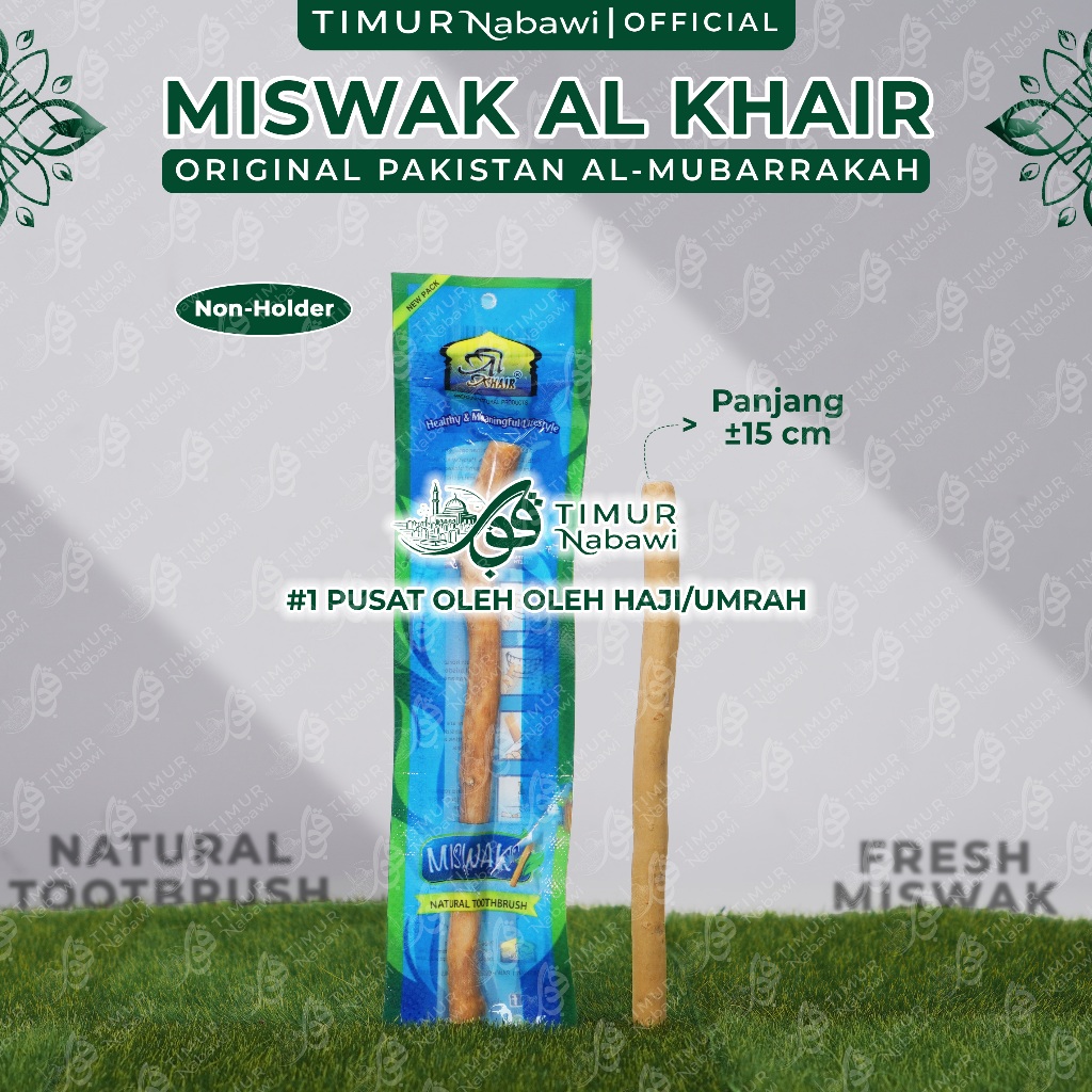 Jual [MISWAK AL KHAIR - TANPA HOLDER] - SIWAK SUNNAH ROSUL - ORIGINAL ...