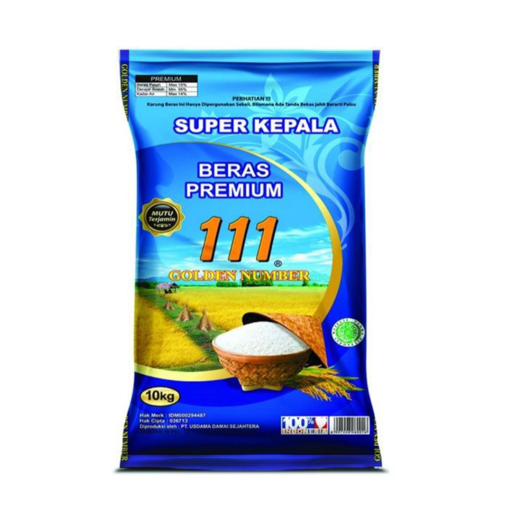 Jual Beras Premium Golden number Blue 10kg | Shopee Indonesia