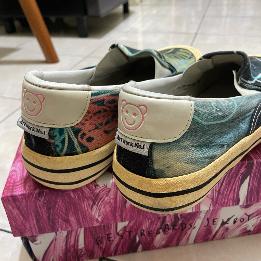 Jual Sepatu Compass x Jason Ranti Artwork 1 Preloved | Shopee Indonesia