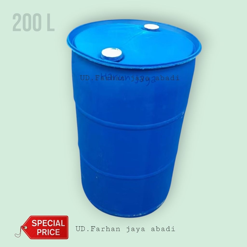 Jual Drum plastik HDPE/ drum poligen bersih dan tebal/ toren air bersih ...