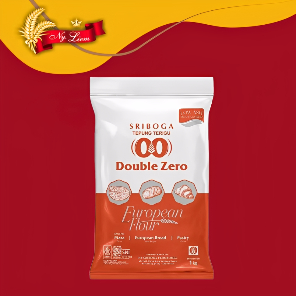 Jual SRIBOGA Tepung Double Zero European Flour 1kg | Shopee Indonesia