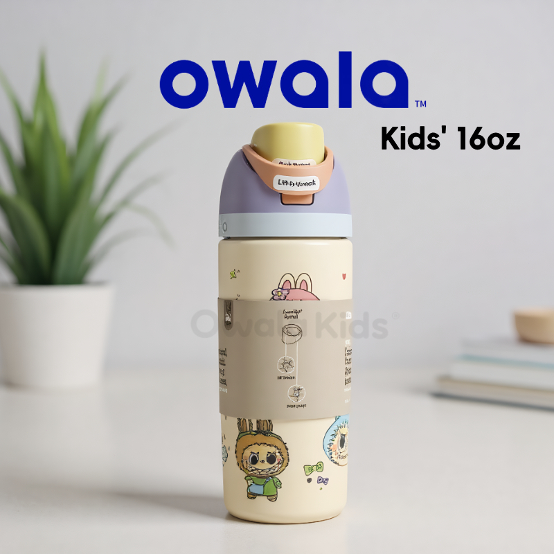Jual Owala Kids FreeSip™ 16oz Insulated Stainless-Steel Water Bottle ...
