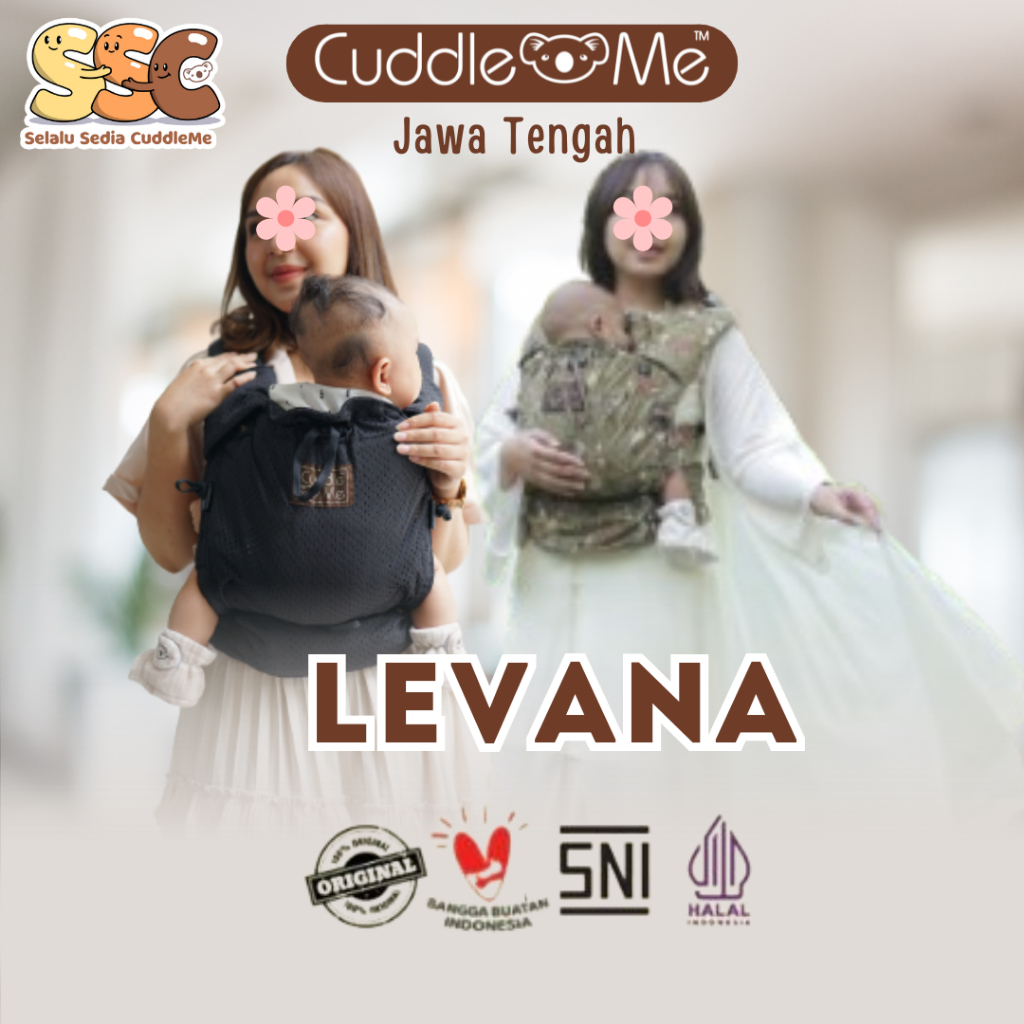 Jual CUDDLE ME Levana Carrier Gendongan Bayi New Born sd BB 17kg ...