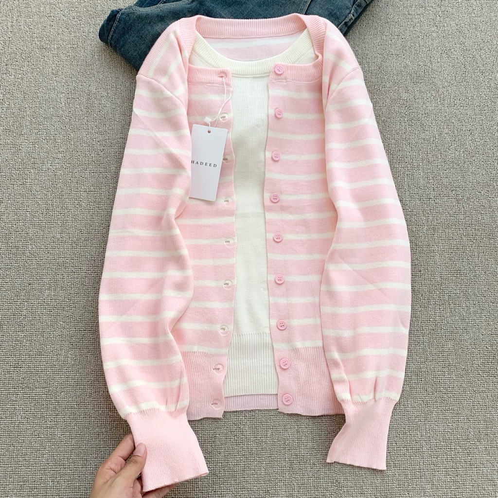 Jual Yoona cardigan | import bkk | knit import | cardigan import ...