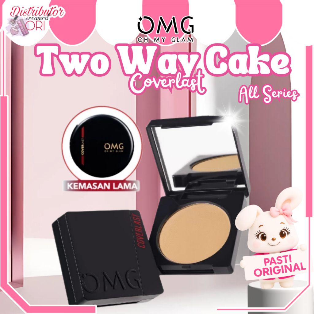 Jual OMG Oh My Glam Coverlast Two Way Cake 12 g - Bedak Padat Kontrol ...