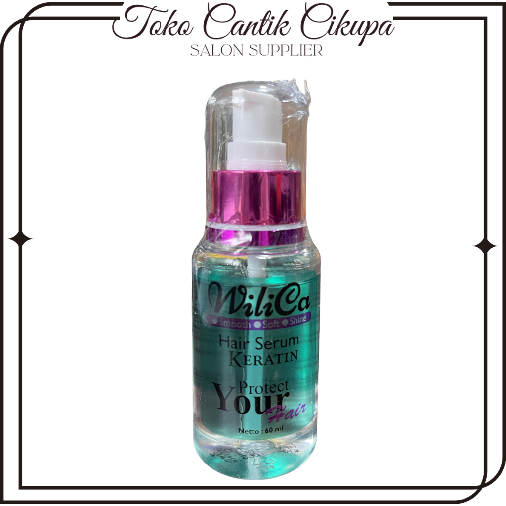 Jual WILICA WLC Hair Serum Keratin 60ml - Vitamin Serum Rambut Keratin ...