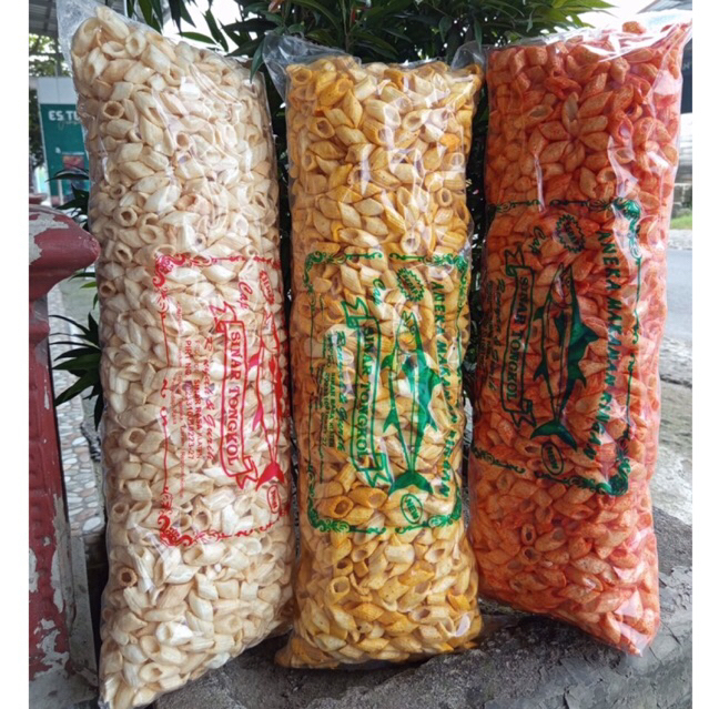 Jual KERUPUK POTATO BUNCIS 250 GRAM/ KERUPUK POTATO MINI BAMBU/ KERUPUK ...