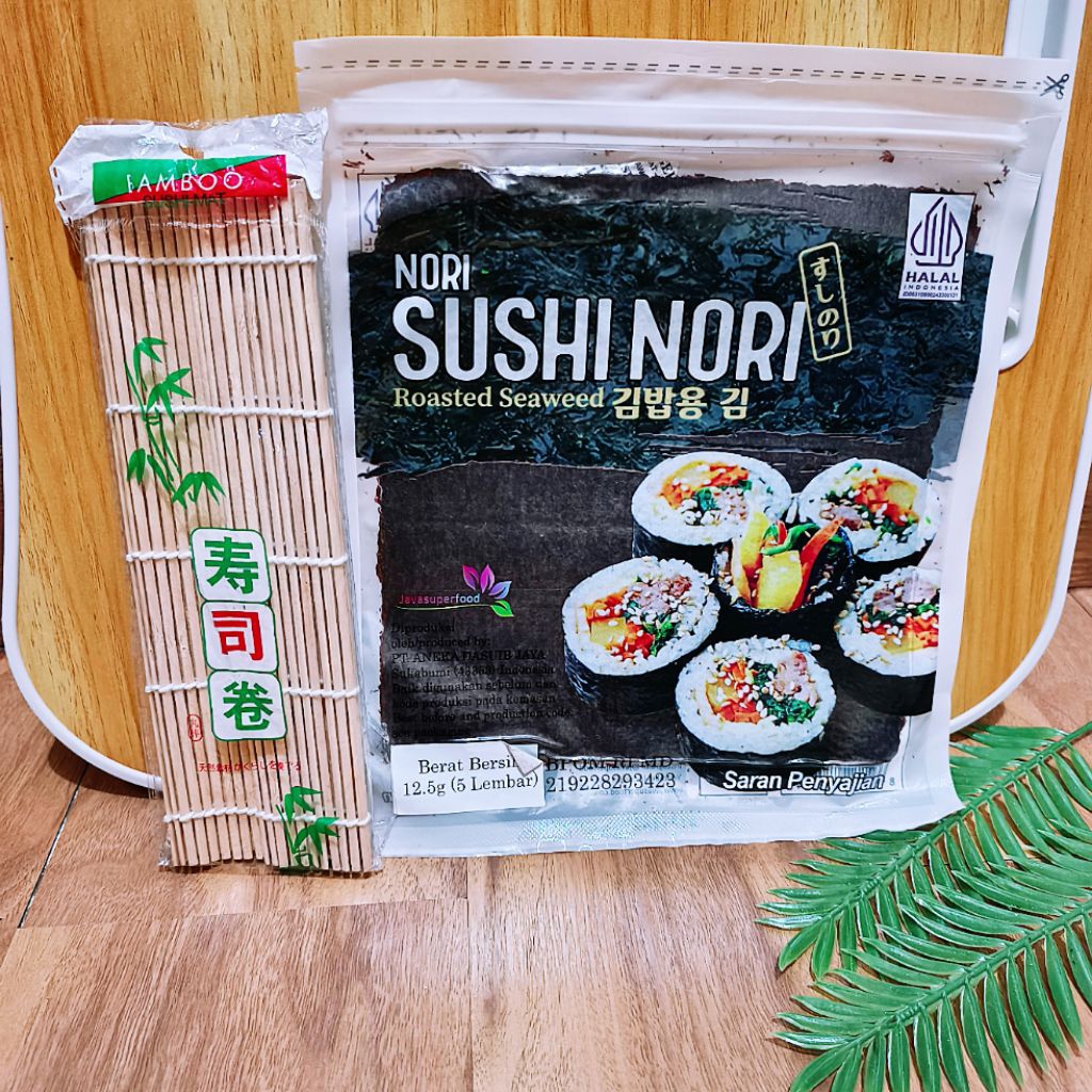 Jual PROMO SALE Paket Sushi Nori isi 10 lembar bambu sushi bahan bento ...