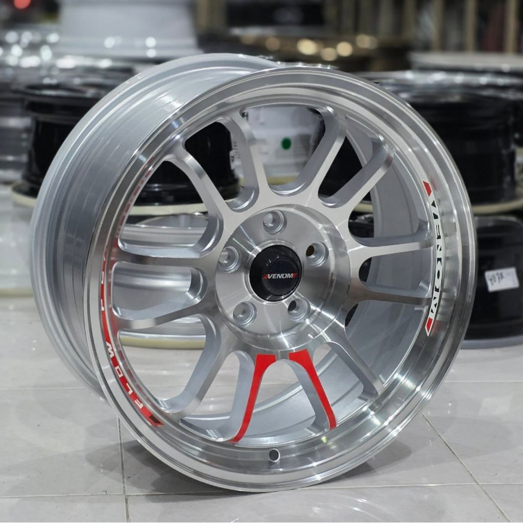 Jual VELG MOBIL VENOM FLOW FORMING R17 LEBAR 8 PCD 5X114,3 velg racing ...