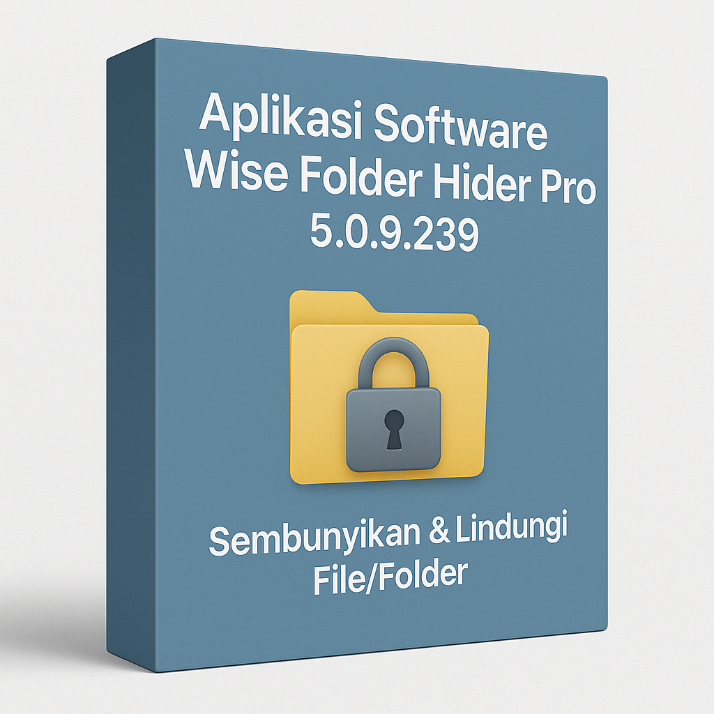 Jual Aplikasi Software Wise Folder Hider Pro 5.0.9.239 – Sembunyikan & Lindungi File/Folder ...