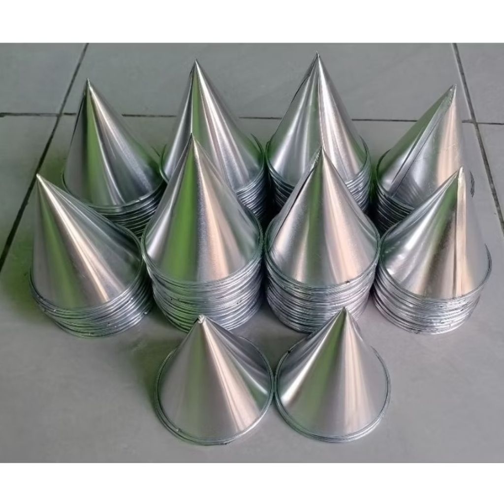 Jual 2pcs Cetakan Tumpeng Alumunium Ukuran 10cm / Cetakan Tumpeng Mini ...