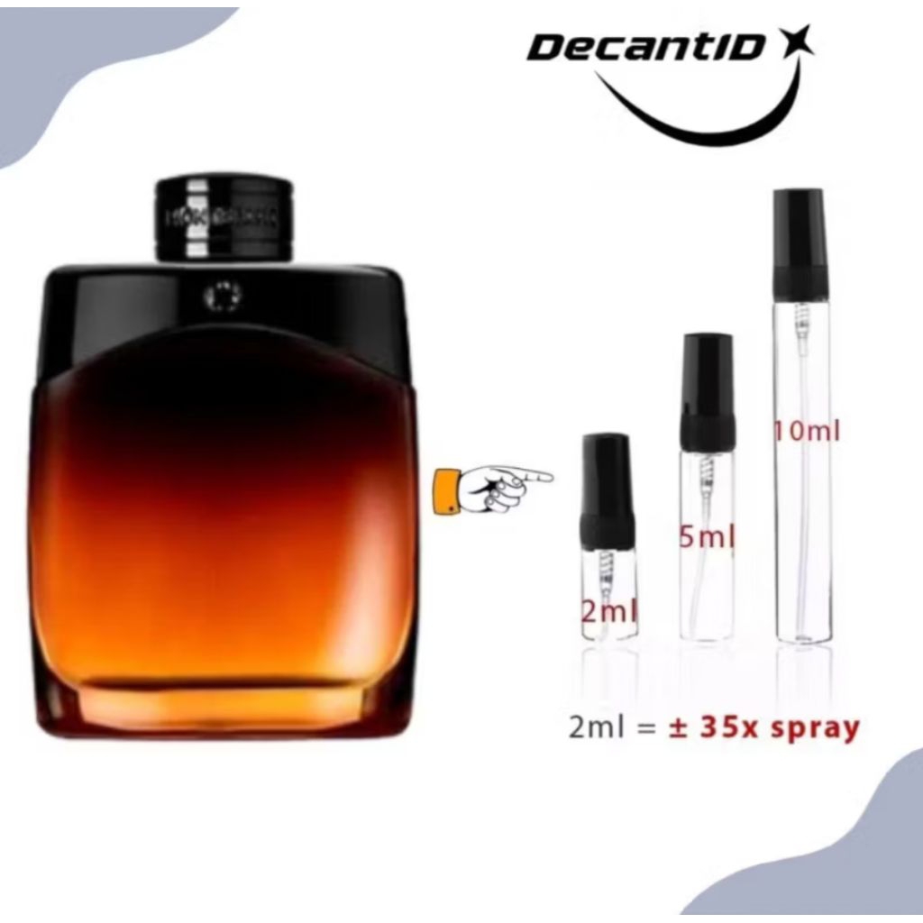 Jual Decant Parfum MB Legend Night For Men 2ml 5ml 10ml | Shopee Indonesia