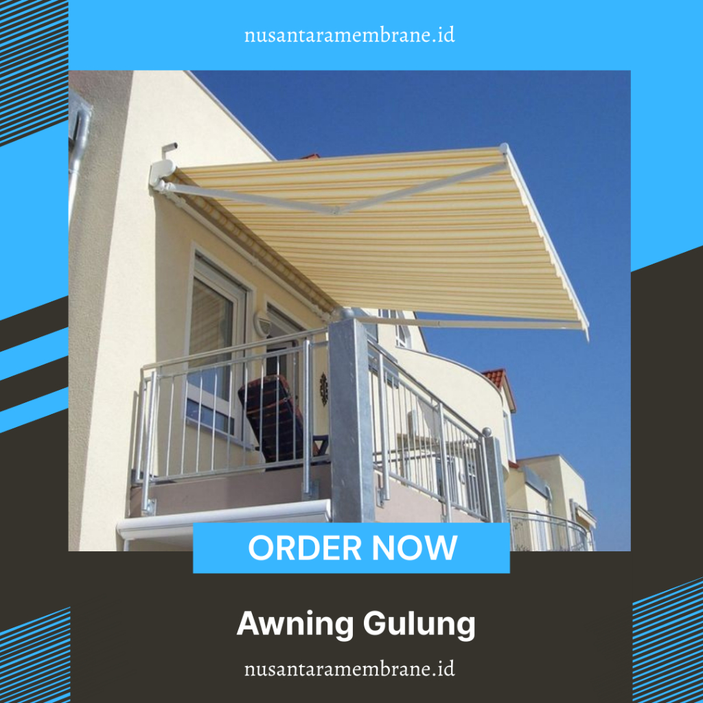 Jual Kanopi Lipat Awning Gulung Otomatis dan Manual Bergaransi Jakarta ...