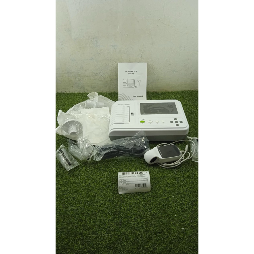 Jual portable lung function LCD testing contec sp100 spirometer ...