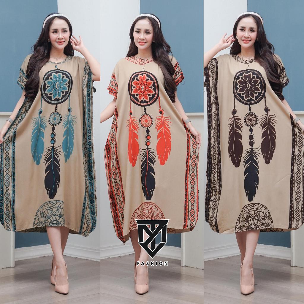 Jual Paket Hemat Daster 100ribu Dapat 3pcs Motif Raisa Bahan Rayon ...