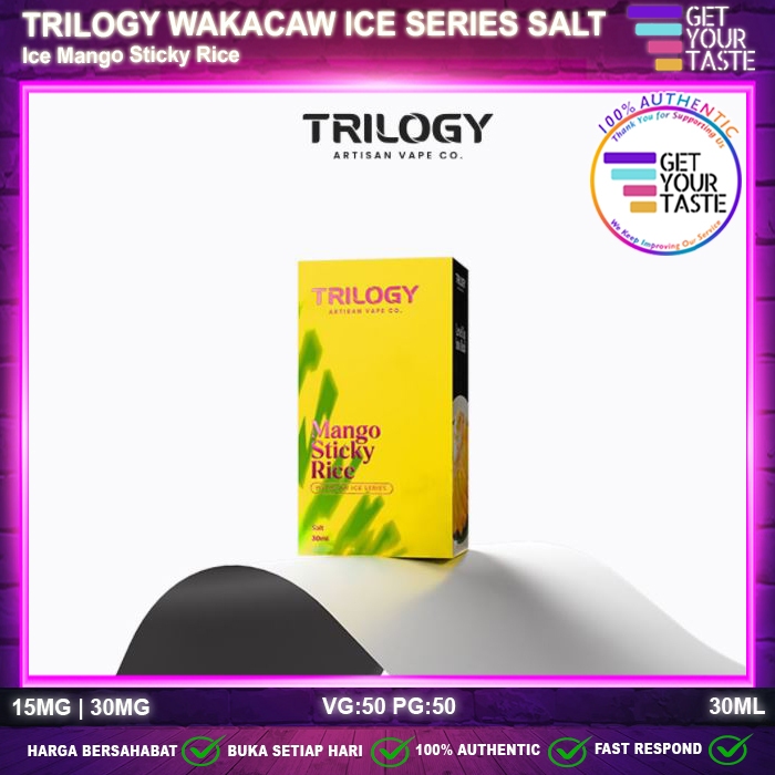 Jual Liquid Wakacaw Ice Mango Sticky Rice Salt Nic 30ML Wakacaw Ice ...
