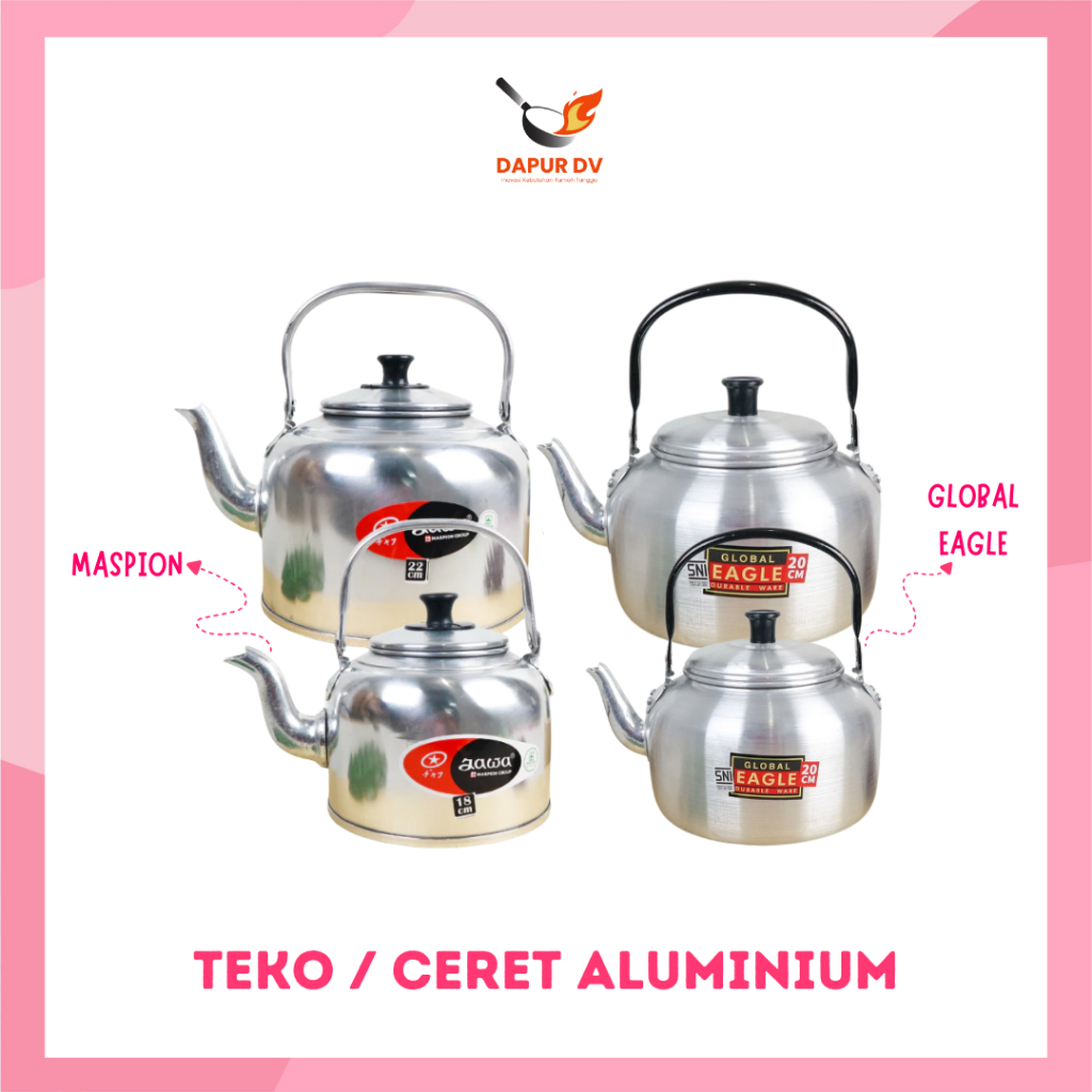 Jual Maspion Teko Super Alumunium 16 18 20 22 24 26 28 cm Global Eagle ...