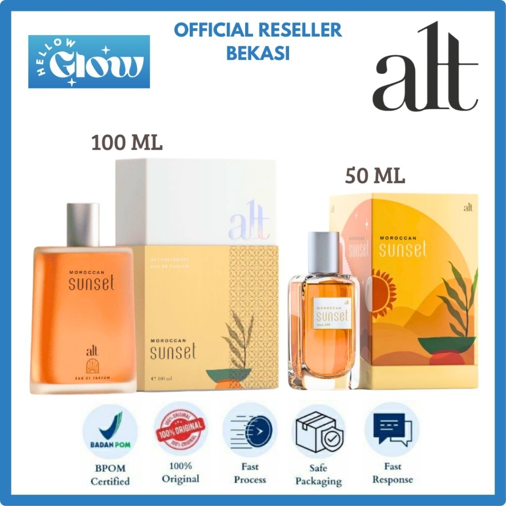 Jual Alt Perfumery Moroccan Sunset Eau De Parfum 50ML/100ML | Shopee ...
