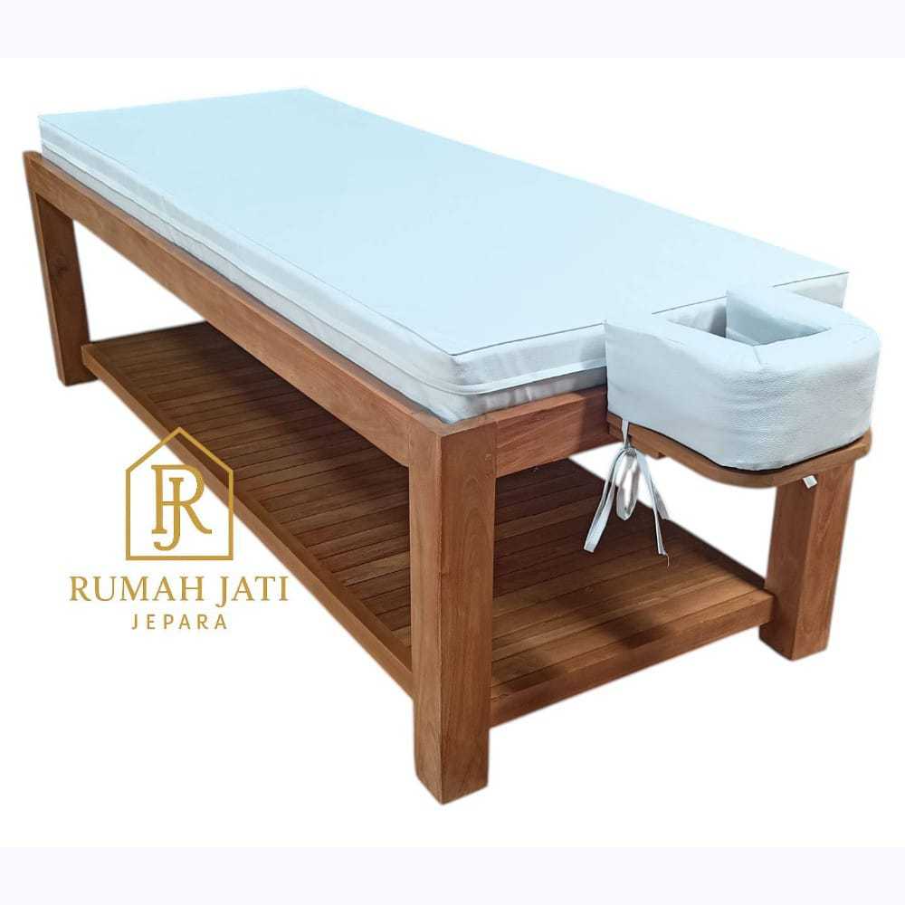 Jual Bed Spa Ranjang Terapi Meja Pijat Massage Kayu Jati Ukiran ...