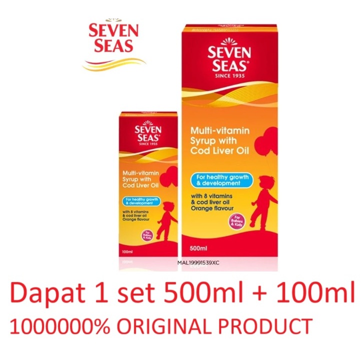 Jual Sevenseas Seven Seas Multivitamin Multi Vitamin Syrup With Cod ...