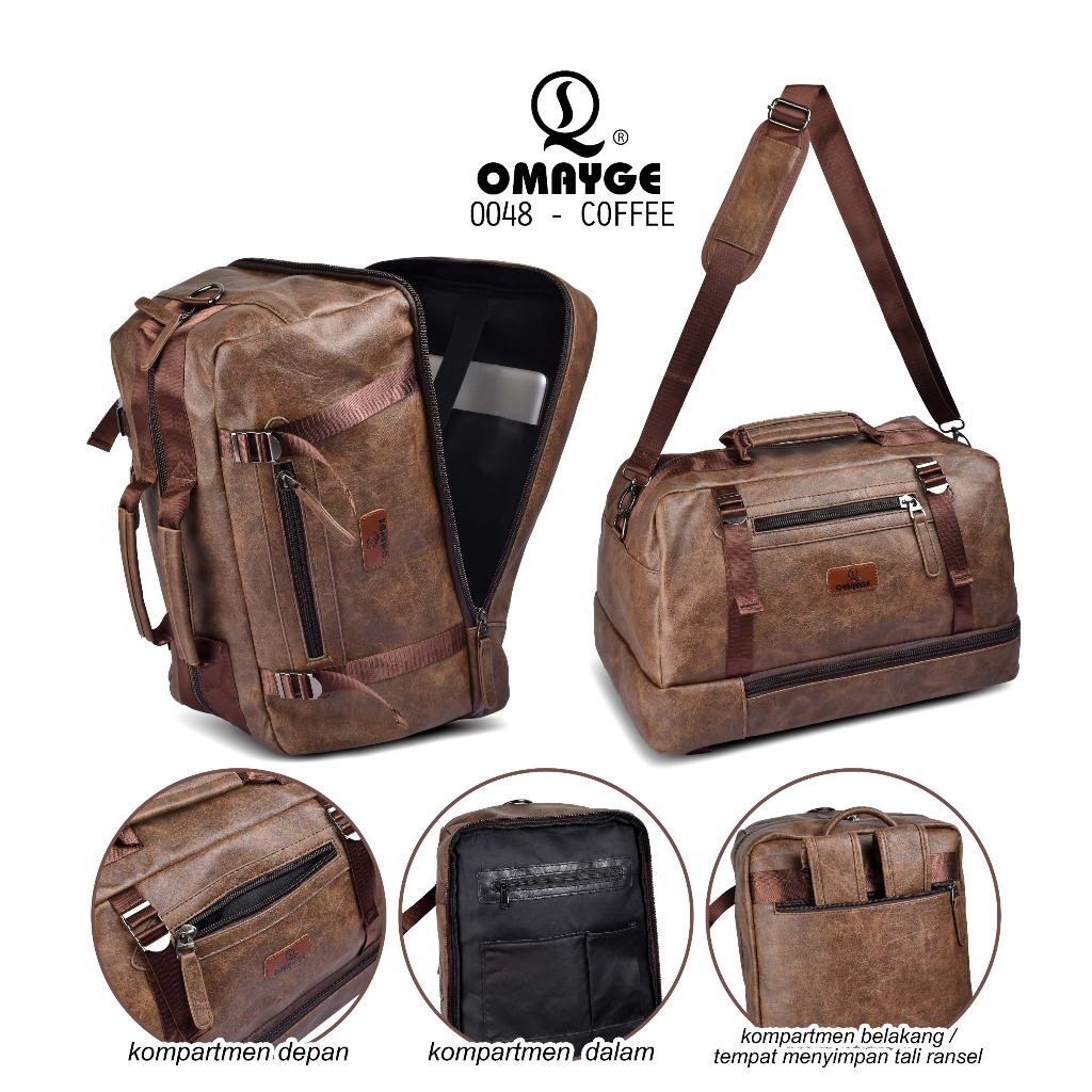 Jual Tas Ransel Duffel 2 In 1 Omayge 0048 Tas Backpack Gym Tas Ransel ...