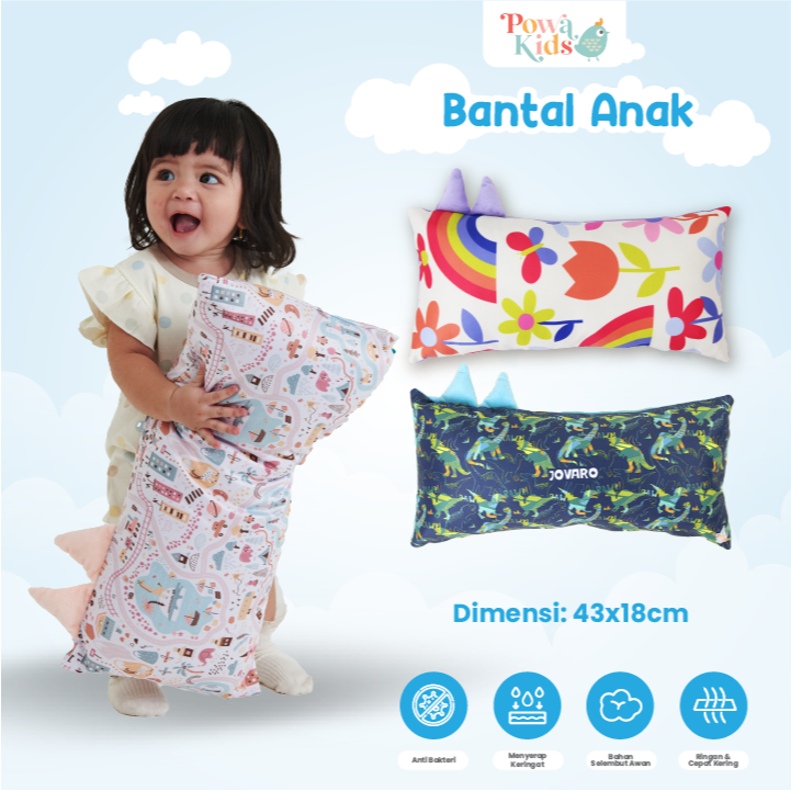 Jual POWAKIDS - BANTAL ANAK | Bantal Anak Bisa Custom Design & Nama ...
