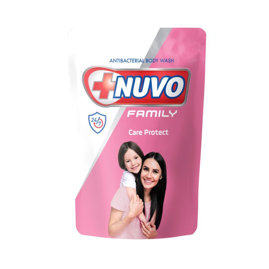 Jual NUVO FAMILY CARE PROTECT ANTIBACTERIAL BODY WASH 400 ML | Shopee ...
