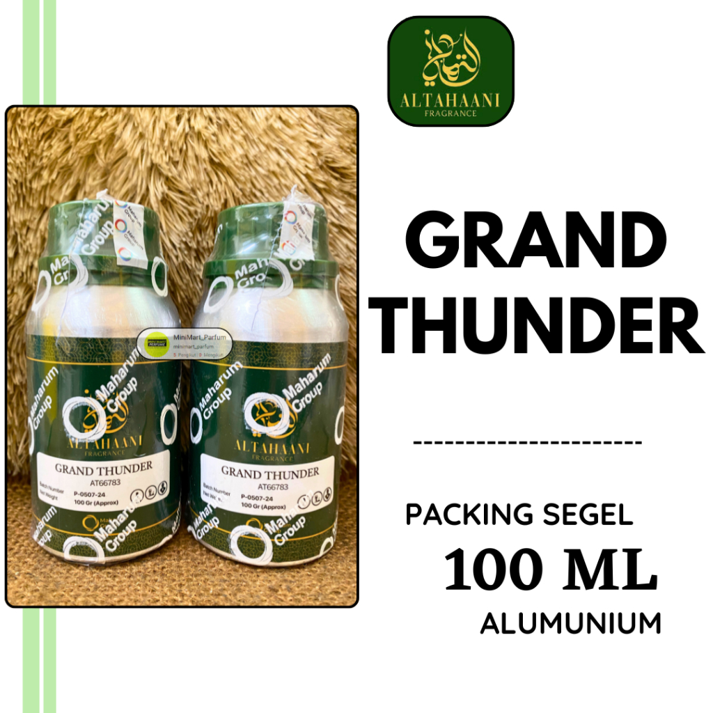 Jual Bibit Parfum GRAN THUNDER Arabian Super SEGEL 100 ML Alumunium AL ...