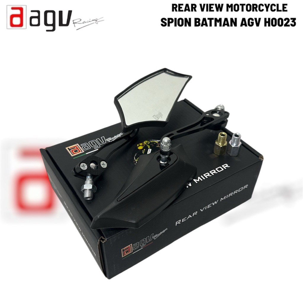 Jual AGV Spion Koso Batman Variasi Black Series Kaca Putih Universal ...