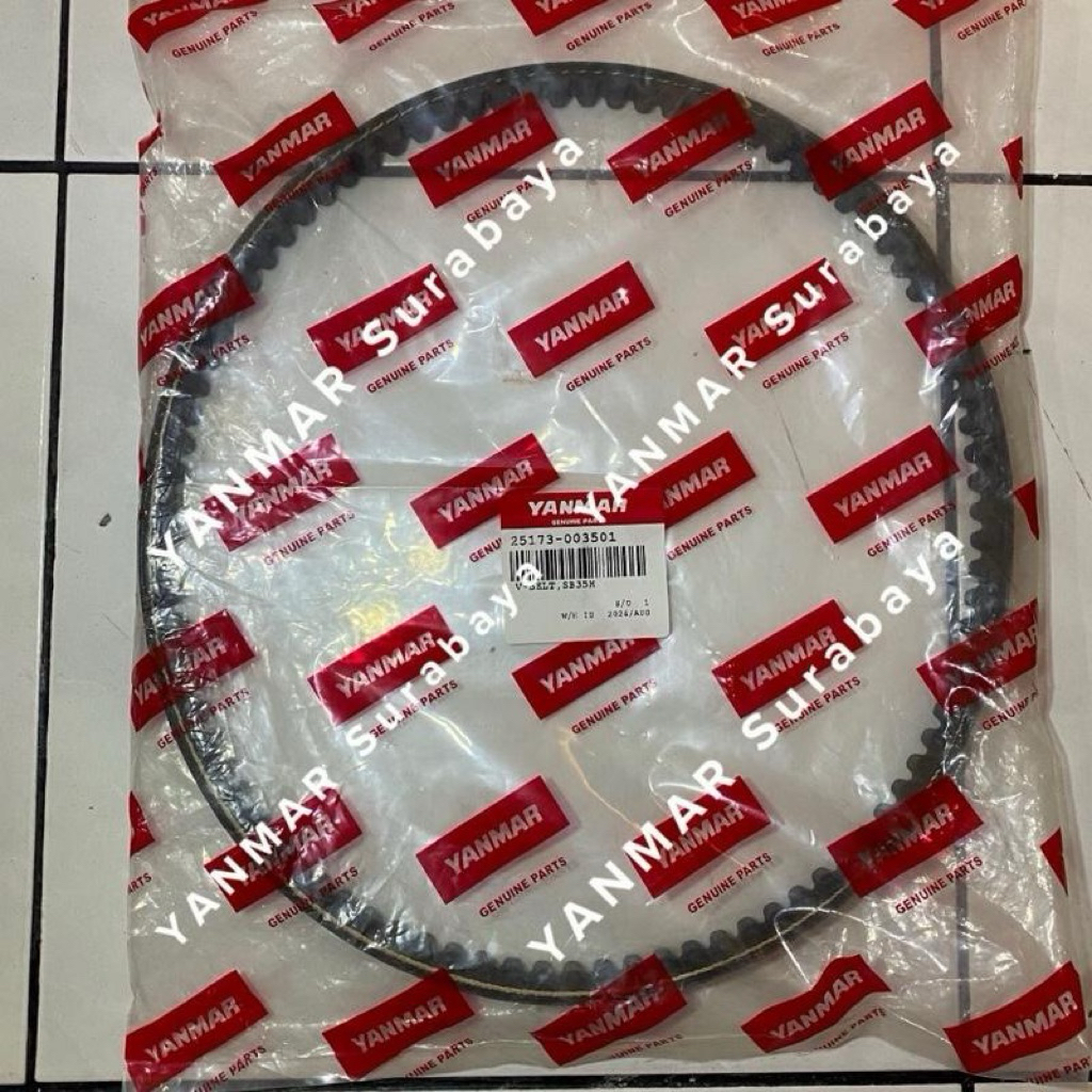 Jual V-Belt SB35H Yanmar TE550 7-6 GERIGI Original | Shopee Indonesia