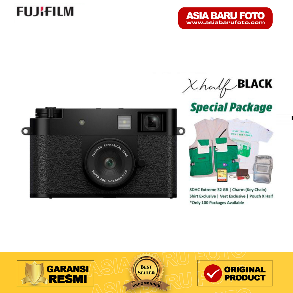 Jual Fujifilm X Half Compact Digital Camera Fuji XHalf Pocket Camera ...