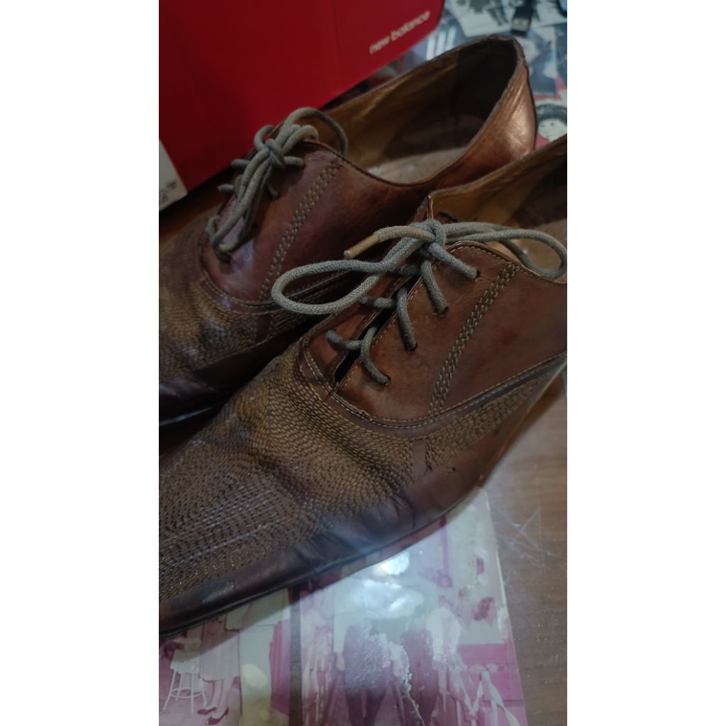 Jual Sepatu Kulit Vintage / Sledgers france (bekas) | Shopee Indonesia