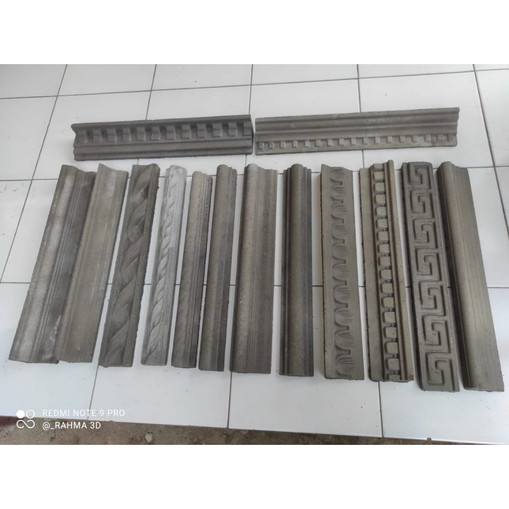 Jual lis profil beton lis beton tempel lisplang beton tempel | Shopee ...